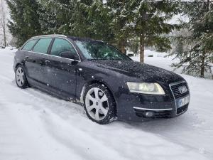 Melns Audi A6 2005 Kauņa, ar dzinēja tilpumu 2.97 L un nobraukumu 312 tūkst. km par 4500 €, foto  vietnē AUTOMOTO.COM.LV