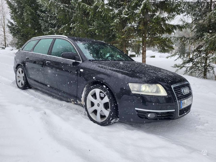 Melns Audi A6 2005 Kauņa, ar dzinēja tilpumu 2.97 L un nobraukumu 312 tūkst. km par 4500 €, foto 1 vietnē AUTOMOTO.COM.LV