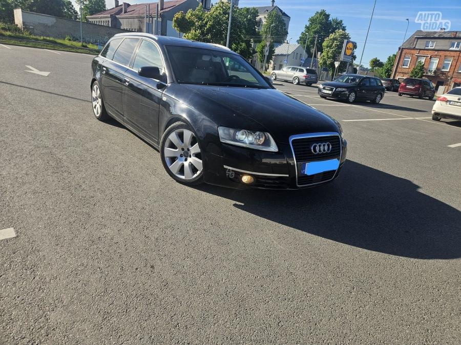 Black Audi A6 2005 in Vilkaviskis, with an engine capacity of 3.00 L and mileage of 339 thousand km for 2600 €, photo 1 on AUTOMOTO.COM.LV