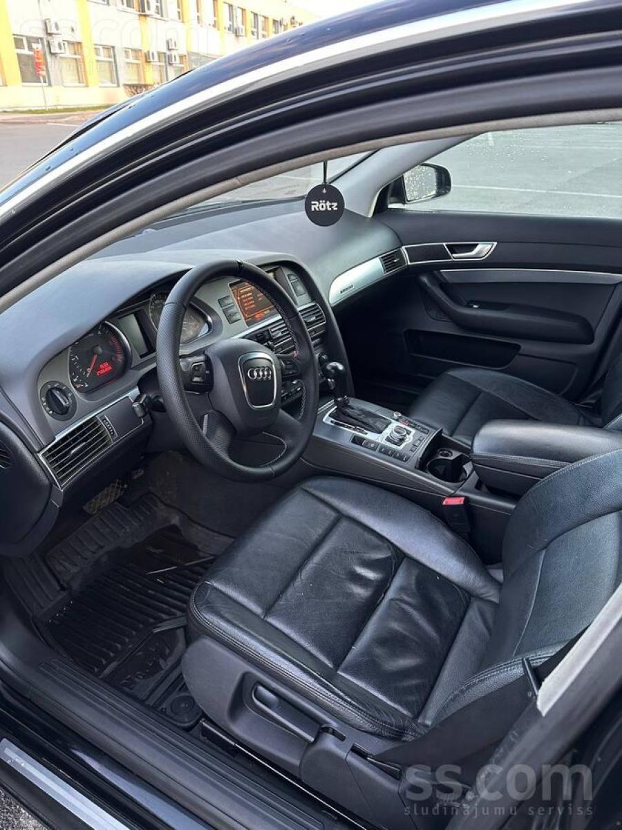 Melns Audi A6 2005 Rīga, ar dzinēja tilpumu 2.70 L un nobraukumu 307 tūkst. km par 2600 €, foto 9 vietnē AUTOMOTO.COM.LV