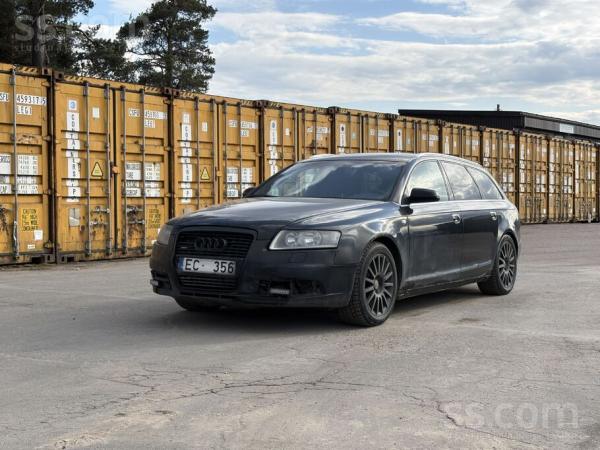 Black Audi A6 2005 in Riga, with an engine capacity of 3.00 L and mileage of 421 thousand km for 1100 €, photo 1 on AUTOMOTO.COM.LV