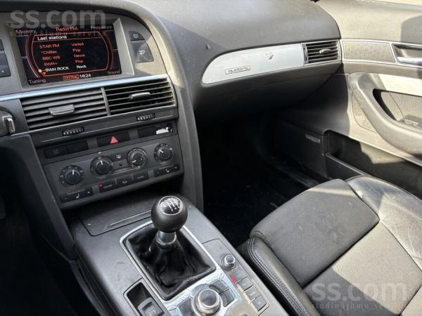 Black Audi A6 2005 in Riga, with an engine capacity of 3.00 L and mileage of 421 thousand km for 1100 €, photo 10 on AUTOMOTO.COM.LV