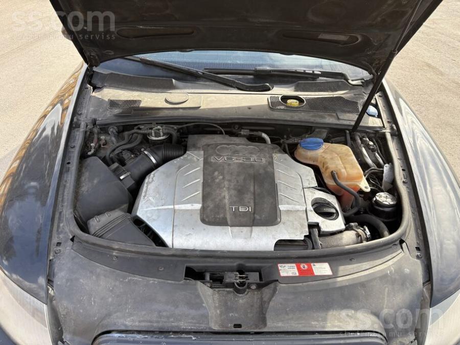 Black Audi A6 2005 in Riga, with an engine capacity of 3.00 L and mileage of 421 thousand km for 1100 €, photo 6 on AUTOMOTO.COM.LV