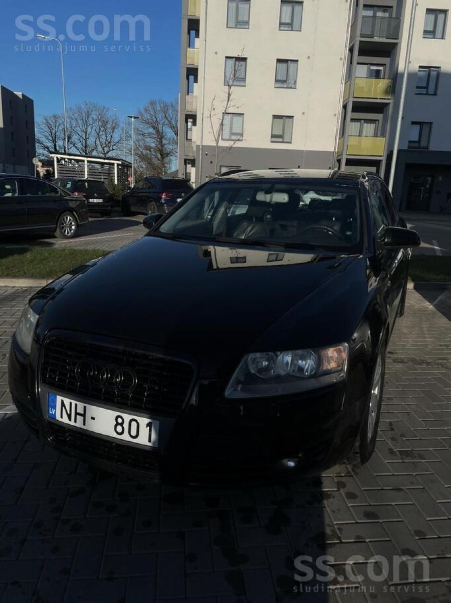 Black Audi A6 2005 in Riga, with an engine capacity of 2.70 L and mileage of 377 thousand km for 3300 €, photo 1 on AUTOMOTO.COM.LV