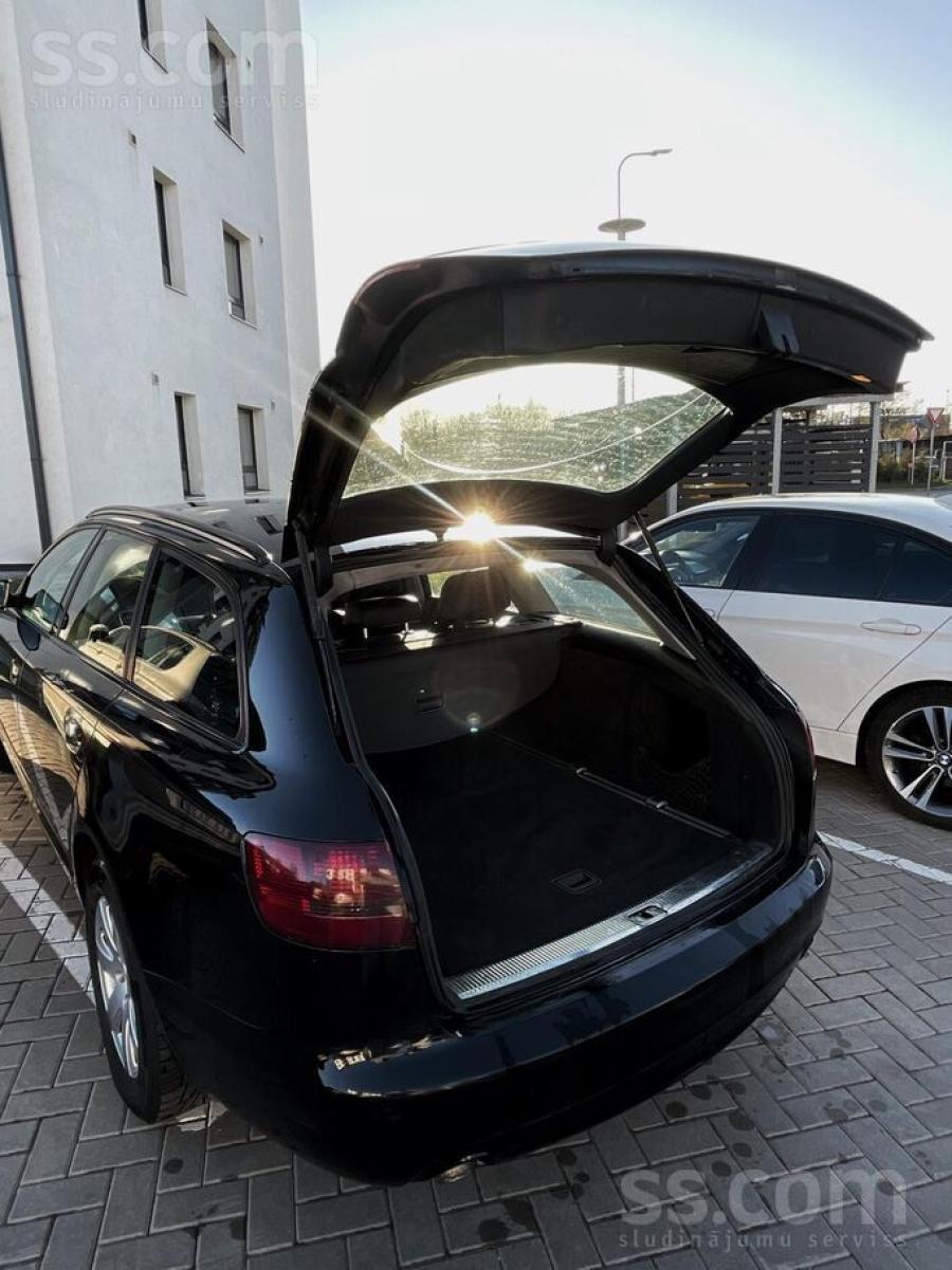 Black Audi A6 2005 in Riga, with an engine capacity of 2.70 L and mileage of 377 thousand km for 3300 €, photo 7 on AUTOMOTO.COM.LV