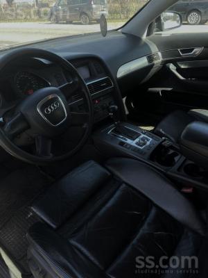 Black Audi A6 2005 in Riga, with an engine capacity of 2.70 L and mileage of 377 thousand km for 3300 €, photo 8 on AUTOMOTO.COM.LV