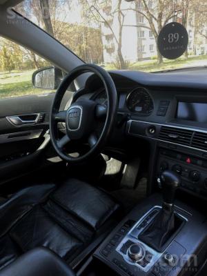 Black Audi A6 2005 in Riga, with an engine capacity of 2.70 L and mileage of 377 thousand km for 3300 €, photo 9 on AUTOMOTO.COM.LV