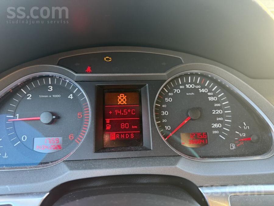 Melns Audi A6 2005 Jēkabpils, ar dzinēja tilpumu 3.00 L un nobraukumu 367 tūkst. km par 2700 €, foto 7 vietnē AUTOMOTO.COM.LV