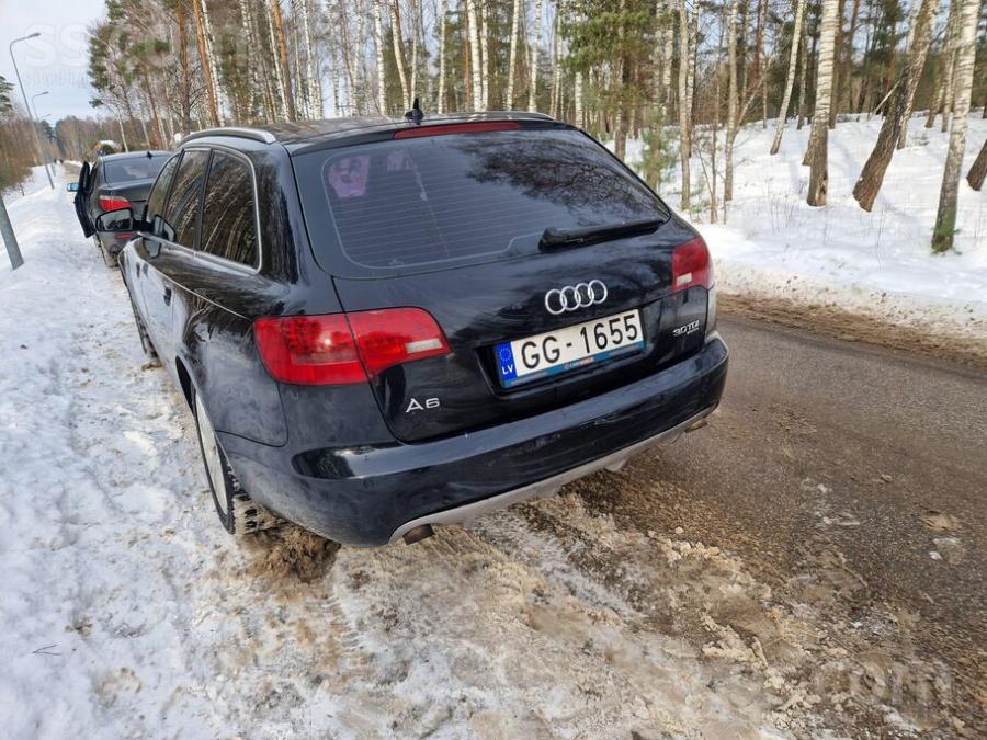 Black Audi A6 2005 in Riga, with an engine capacity of 3.00 L and mileage of 318 thousand km for 3200 €, photo 5 on AUTOMOTO.COM.LV