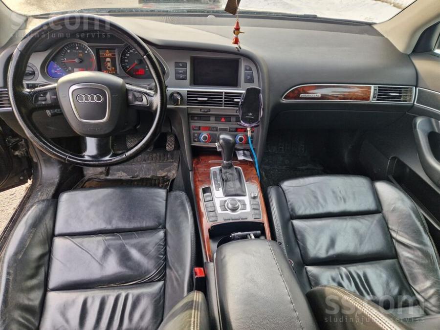 Black Audi A6 2005 in Riga, with an engine capacity of 3.00 L and mileage of 318 thousand km for 3200 €, photo 12 on AUTOMOTO.COM.LV