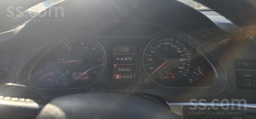 Черный Ауди А6 2005 в Екабпилс, объемом двигателя 3.00 л и пробегом 454 тыс. км за 2350 €, фото 11 на AUTOMOTO.COM.LV