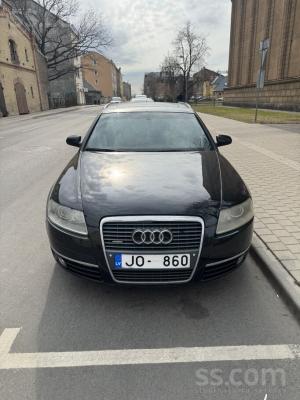 Melns Audi A6 2005 Rīga, ar dzinēja tilpumu 3.00 L un nobraukumu 367 tūkst. km par 1800 €, foto  vietnē AUTOMOTO.COM.LV