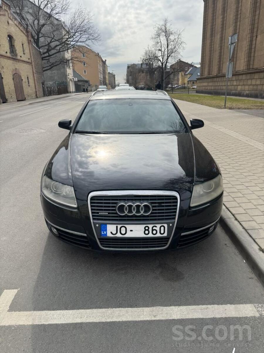 Черный Ауди А6 2005 в Рига, объемом двигателя 3.00 л и пробегом 367 тыс. км за 1800 €, фото 1 на AUTOMOTO.COM.LV
