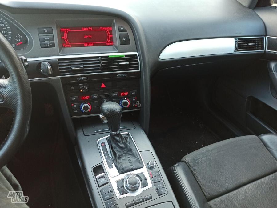 Melns Audi A6 2005 Viļņa, ar dzinēja tilpumu 2.40 L un nobraukumu 389 tūkst. km par 1500 €, foto 9 vietnē AUTOMOTO.COM.LV