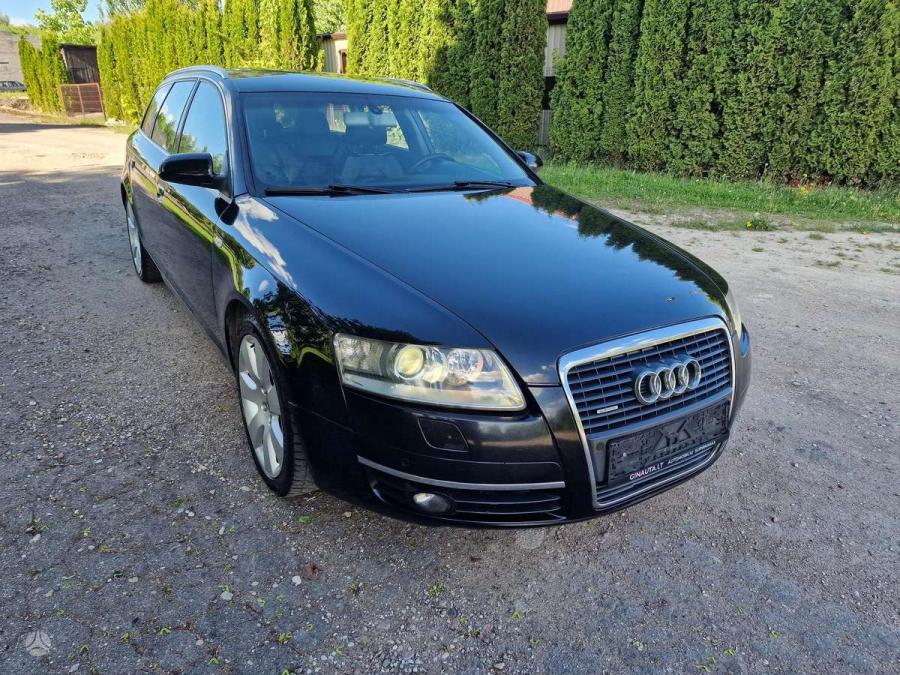 Melns Audi A6 2005 Jurbarkas, ar dzinēja tilpumu 2.97 L un nobraukumu 280 tūkst. km par 2850 €, foto 1 vietnē AUTOMOTO.COM.LV