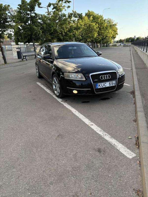 Black Audi A6 2005 in Telschi, with an engine capacity of 2.70 L and mileage of 301 thousand km for 1999 €, photo 1 on AUTOMOTO.COM.LV