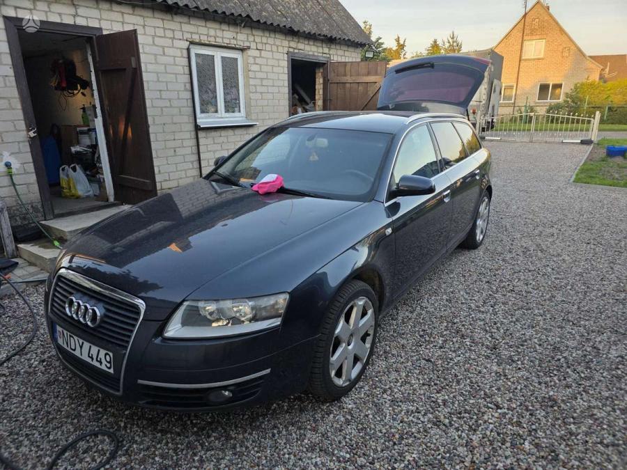 Black Audi A6 2005 in Marijampole, with an engine capacity of 2.70 L and mileage of 350 thousand km for 1999 €, photo 1 on AUTOMOTO.COM.LV
