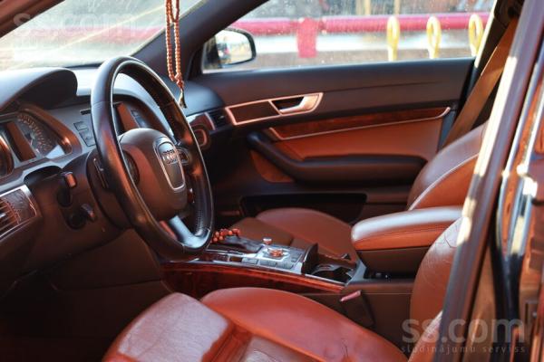 Черный Ауди А6 2005 в Вентспилс, объемом двигателя 3.00 л и пробегом 389 тыс. км за 3900 €, фото 5 на AUTOMOTO.COM.LV