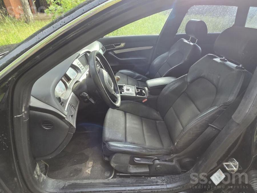 Black Audi A6 2005 in Rezekne, with an engine capacity of 2.70 L and mileage of 0 thousand km for 1850 €, photo 6 on AUTOMOTO.COM.LV