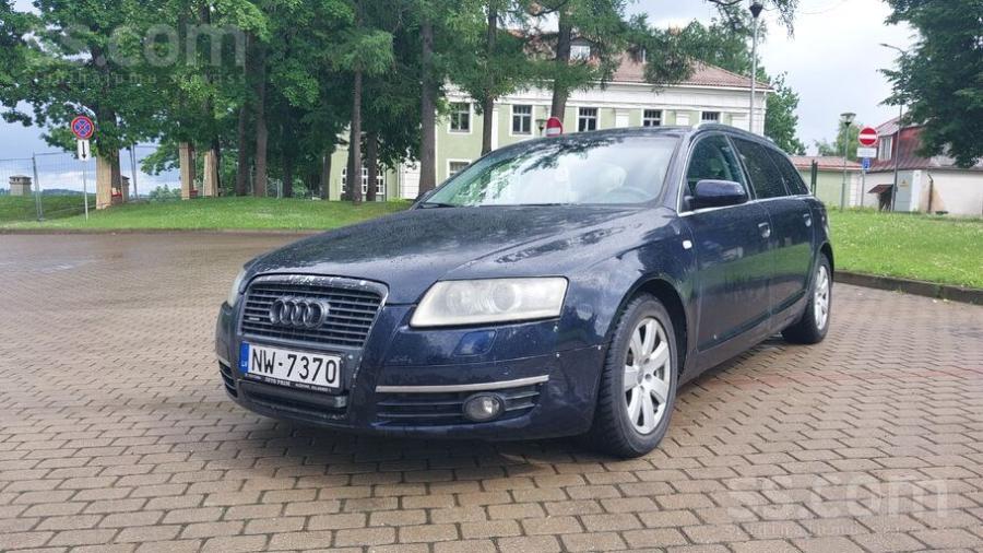 Black Audi A6 2005 in Aluksne, with an engine capacity of 3.00 L and mileage of 0 thousand km for 1900 €, photo 1 on AUTOMOTO.COM.LV