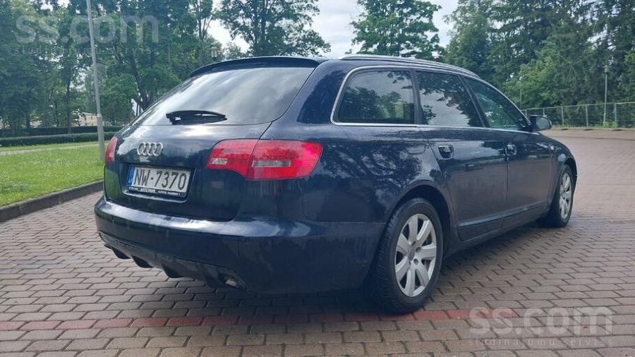 Black Audi A6 2005 in Aluksne, with an engine capacity of 3.00 L and mileage of 0 thousand km for 1900 €, photo 6 on AUTOMOTO.COM.LV