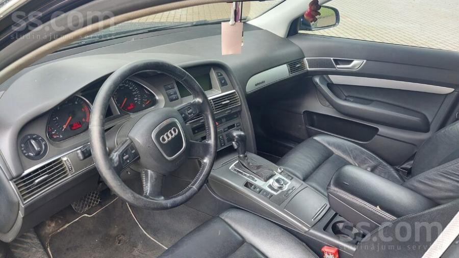 Black Audi A6 2005 in Aluksne, with an engine capacity of 3.00 L and mileage of 0 thousand km for 1900 €, photo 15 on AUTOMOTO.COM.LV