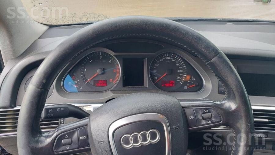 Black Audi A6 2005 in Aluksne, with an engine capacity of 3.00 L and mileage of 0 thousand km for 1900 €, photo 16 on AUTOMOTO.COM.LV