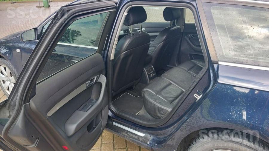 Black Audi A6 2005 in Aluksne, with an engine capacity of 3.00 L and mileage of 0 thousand km for 1900 €, photo 21 on AUTOMOTO.COM.LV