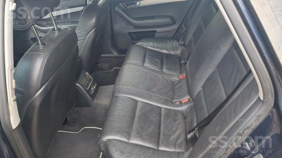 Black Audi A6 2005 in Aluksne, with an engine capacity of 3.00 L and mileage of 0 thousand km for 1900 €, photo 23 on AUTOMOTO.COM.LV