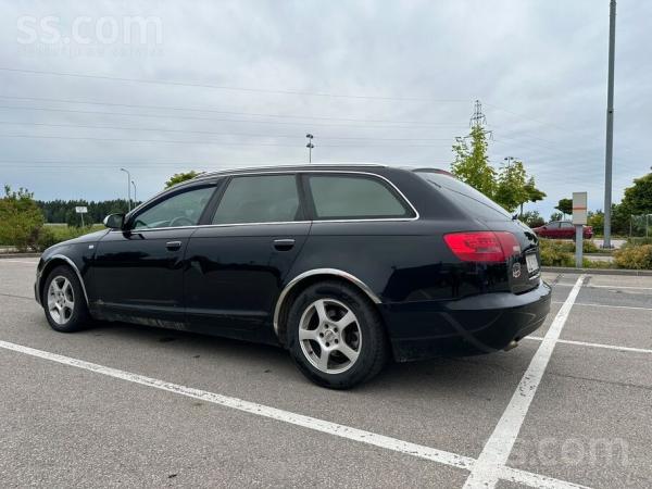 Black Audi A6 2005 in Ogre, with an engine capacity of 2.70 L and mileage of 405 thousand km for 1900 €, photo 4 on AUTOMOTO.COM.LV
