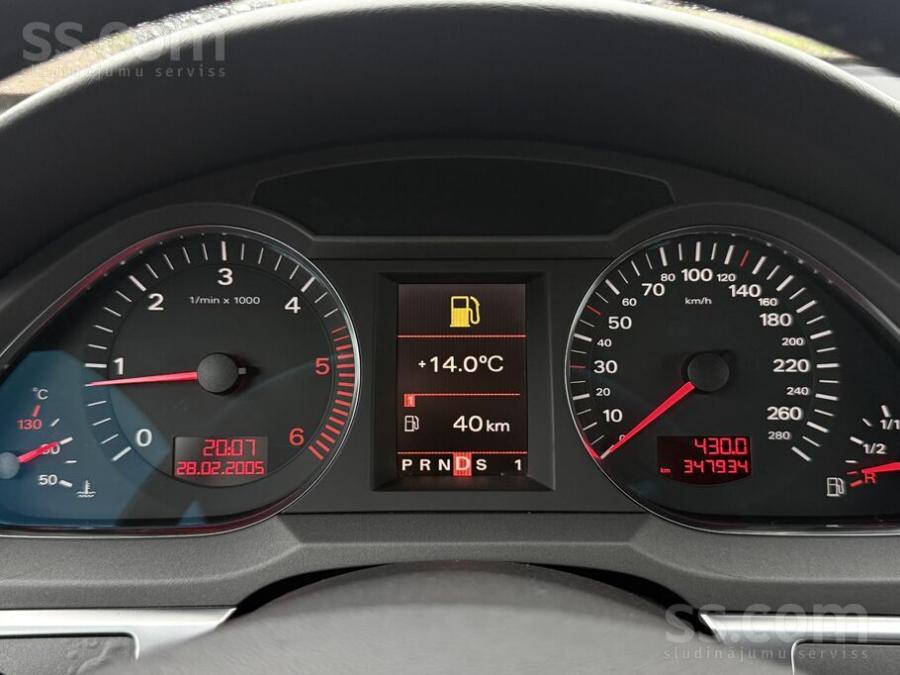 Melns Audi A6 2005 Liepāja, ar dzinēja tilpumu 3.00 L un nobraukumu 348 tūkst. km par 3900 €, foto 23 vietnē AUTOMOTO.COM.LV