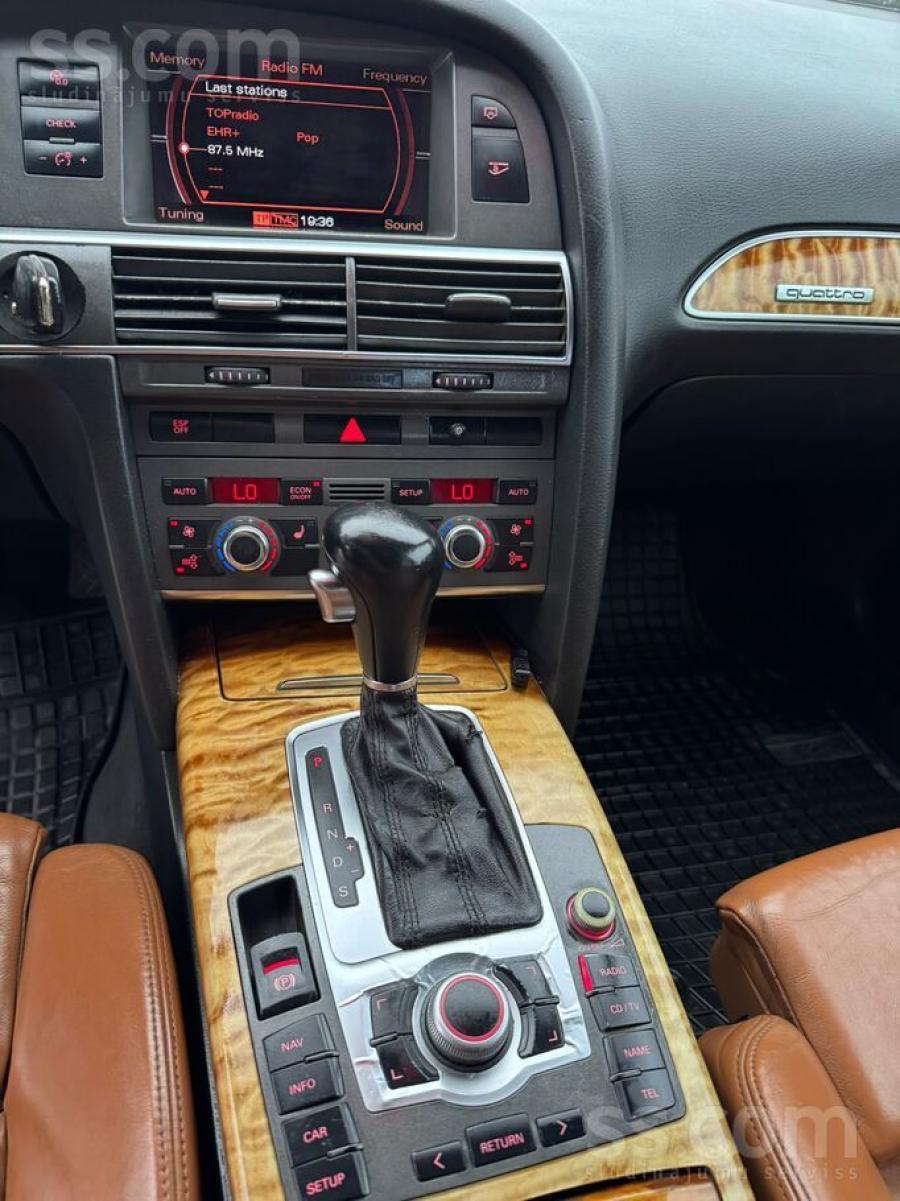 Melns Audi A6 2005 Jelgava, ar dzinēja tilpumu 3.00 L un nobraukumu 301 tūkst. km par 3400 €, foto 8 vietnē AUTOMOTO.COM.LV