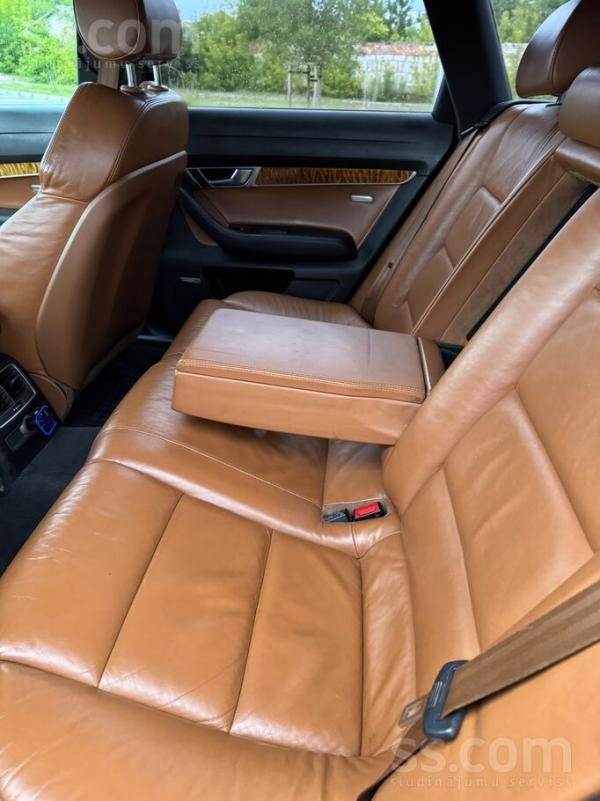 Black Audi A6 2005 in Jelgava, with an engine capacity of 3.00 L and mileage of 301 thousand km for 3400 €, photo 10 on AUTOMOTO.COM.LV