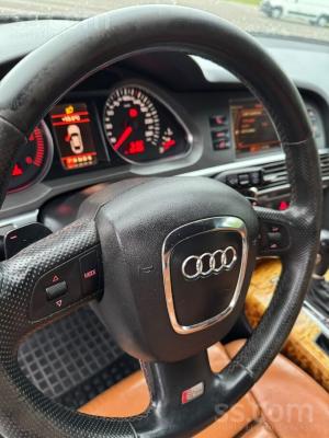 Melns Audi A6 2005 Jelgava, ar dzinēja tilpumu 3.00 L un nobraukumu 301 tūkst. km par 3400 €, foto 12 vietnē AUTOMOTO.COM.LV