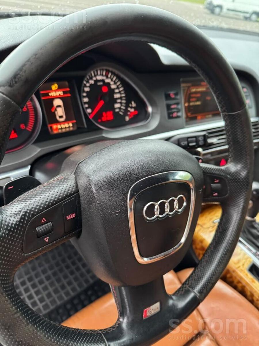 Melns Audi A6 2005 Jelgava, ar dzinēja tilpumu 3.00 L un nobraukumu 301 tūkst. km par 3400 €, foto 12 vietnē AUTOMOTO.COM.LV