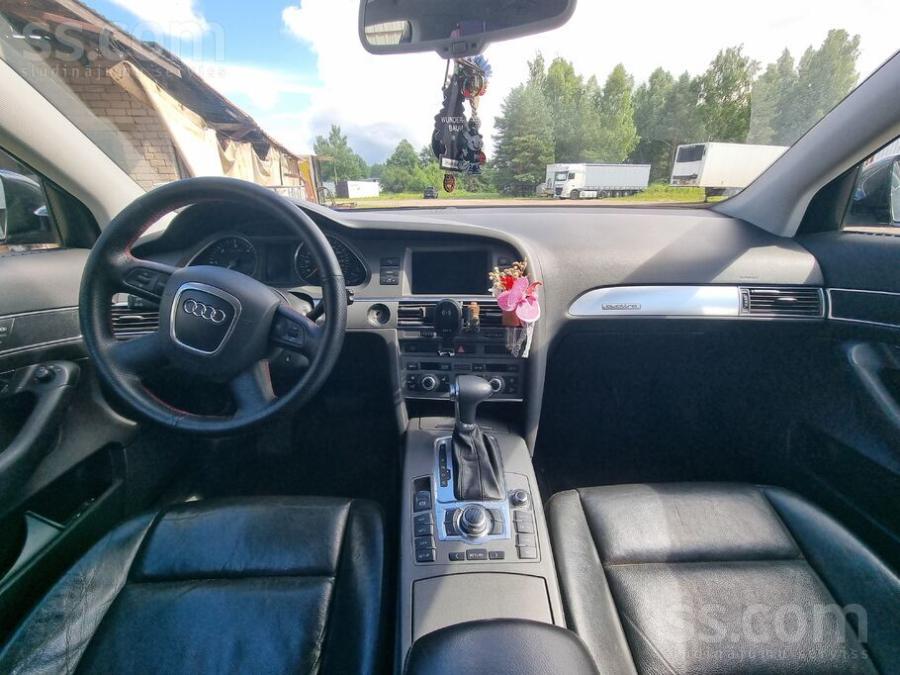 Melns Audi A6 2005 Rīga, ar dzinēja tilpumu 3.00 L un nobraukumu 387 tūkst. km par 3900 €, foto 6 vietnē AUTOMOTO.COM.LV