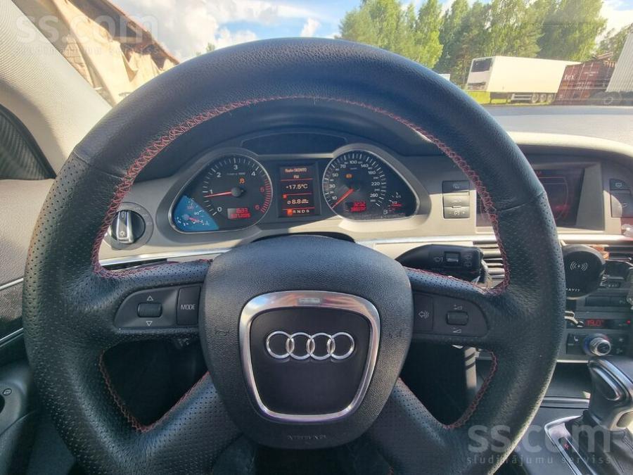 Melns Audi A6 2005 Rīga, ar dzinēja tilpumu 3.00 L un nobraukumu 387 tūkst. km par 3900 €, foto 7 vietnē AUTOMOTO.COM.LV