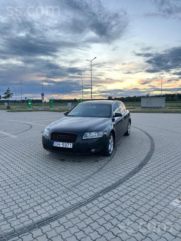 Black Audi A6 2005 in Riga, with an engine capacity of 2.00 L and mileage of 405 thousand km for 2800 €, photo 1 on AUTOMOTO.COM.LV