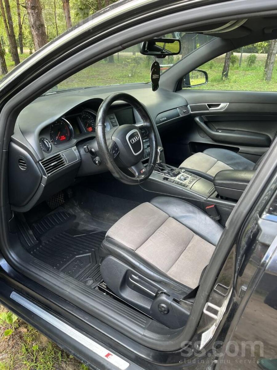 Melns Audi A6 2005 Rīga, ar dzinēja tilpumu 3.00 L un nobraukumu 413 tūkst. km par 1450 €, foto 9 vietnē AUTOMOTO.COM.LV