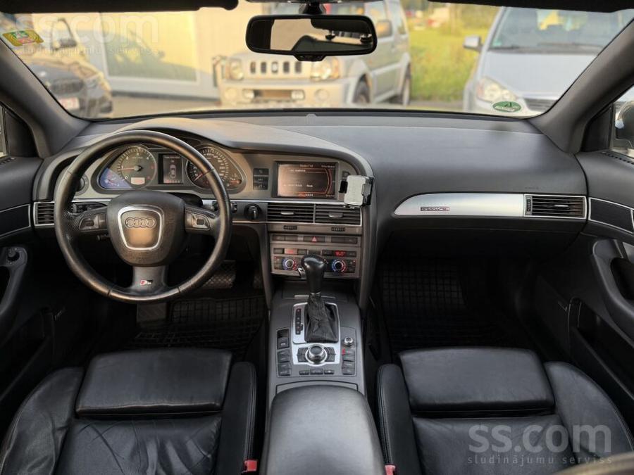 Black Audi A6 2005 in Ogre, with an engine capacity of 3.00 L and mileage of 340 thousand km for 4800 €, photo 12 on AUTOMOTO.COM.LV