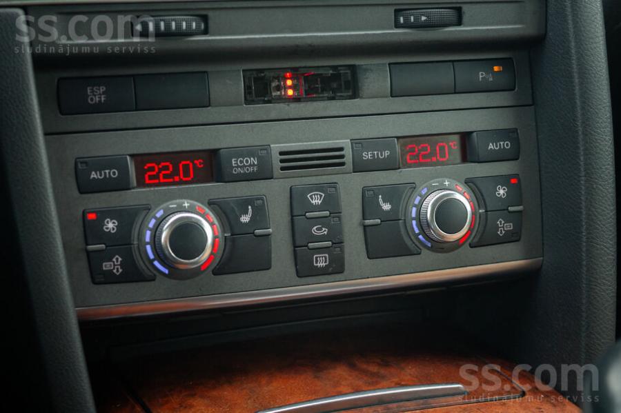 Black Audi A6 2005 in Jelgava, with an engine capacity of 3.00 L and mileage of 403 thousand km for 3600 €, photo 16 on AUTOMOTO.COM.LV