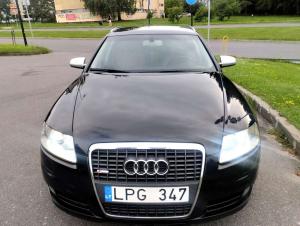 Black Audi A6 2005 in Vilnius, with an engine capacity of 2.97 L and mileage of 377 thousand km for 2450 €, photo 3 on AUTOMOTO.COM.LV