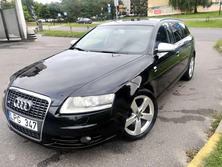 Black Audi A6 2005 in Vilnius, with an engine capacity of 2.97 L and mileage of 377 thousand km for 2450 €, photo 11 on AUTOMOTO.COM.LV