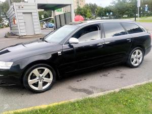 Black Audi A6 2005 in Vilnius, with an engine capacity of 2.97 L and mileage of 377 thousand km for 2450 €, photo 12 on AUTOMOTO.COM.LV