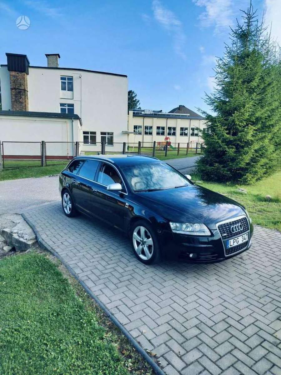 Black Audi A6 2005 in Vilnius, with an engine capacity of 2.97 L and mileage of 377 thousand km for 2450 €, photo 13 on AUTOMOTO.COM.LV