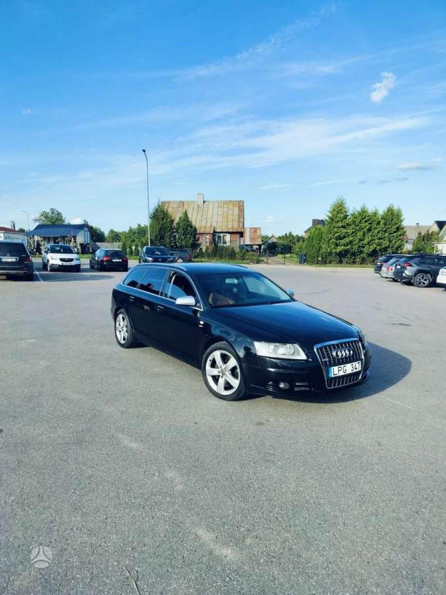 Black Audi A6 2005 in Vilnius, with an engine capacity of 2.97 L and mileage of 377 thousand km for 2450 €, photo 15 on AUTOMOTO.COM.LV