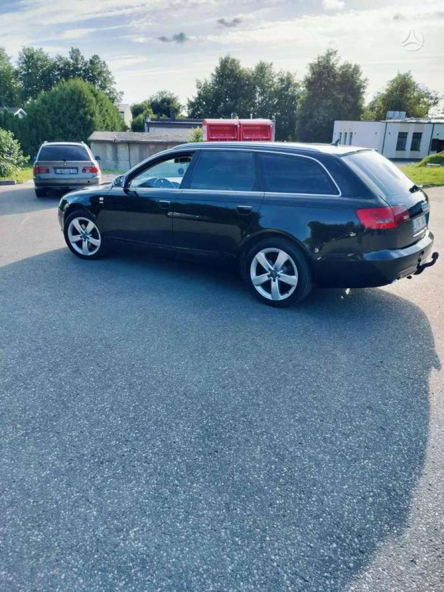 Black Audi A6 2005 in Vilnius, with an engine capacity of 2.97 L and mileage of 377 thousand km for 2450 €, photo 19 on AUTOMOTO.COM.LV