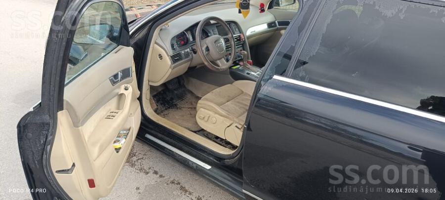 Черный Ауди А6 2005 в Краслава, объемом двигателя 3.00 л и пробегом 350 тыс. км за 3500 €, фото 7 на AUTOMOTO.COM.LV