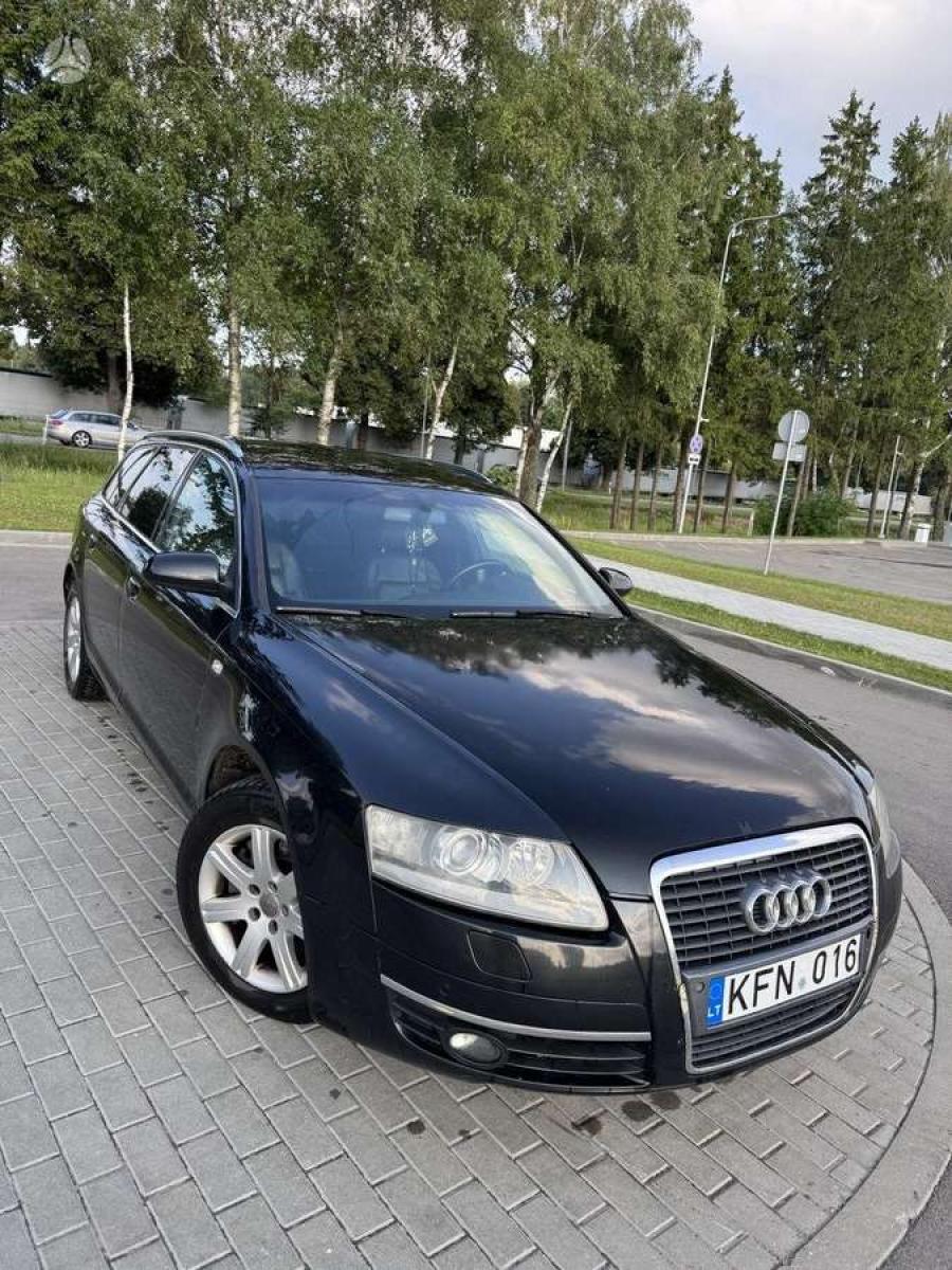 Melns Audi A6 2005 Viļņa, ar dzinēja tilpumu 2.70 L un nobraukumu 346 tūkst. km par 1500 €, foto 1 vietnē AUTOMOTO.COM.LV