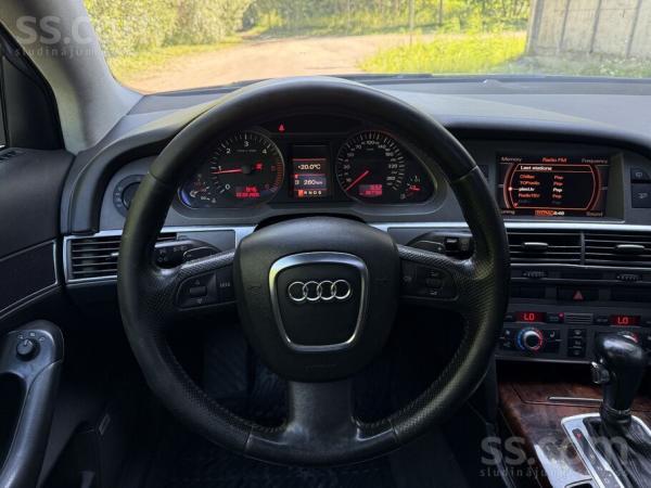 Melns Audi A6 2005 Rīga, ar dzinēja tilpumu 3.00 L un nobraukumu 368 tūkst. km par 2350 €, foto 6 vietnē AUTOMOTO.COM.LV
